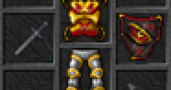 Knight Set Level 100+ - Tibia Itens