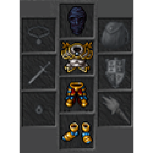 Paladin Set Level 180+ - Tibia Itens